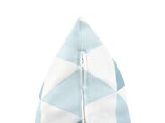 Gartenkissen 2er Set TRIFOS Geometrisches Muster 40 x 70 cm Blau ...