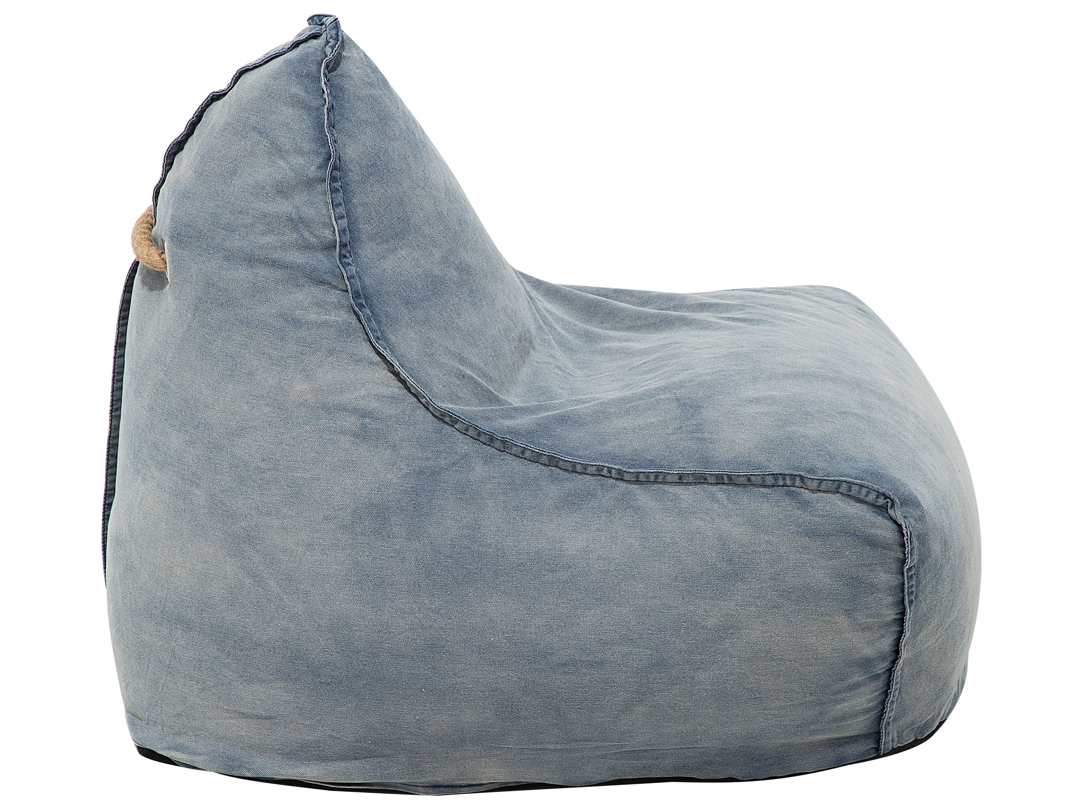 Sitzsack 200 L DROP 63 cm 75 cm Hellblau | Beliani.ch