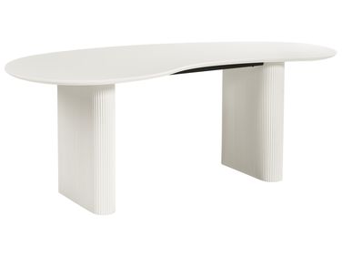 Esstisch PEERY Weiß 198 cm 93 cm | Beliani.de