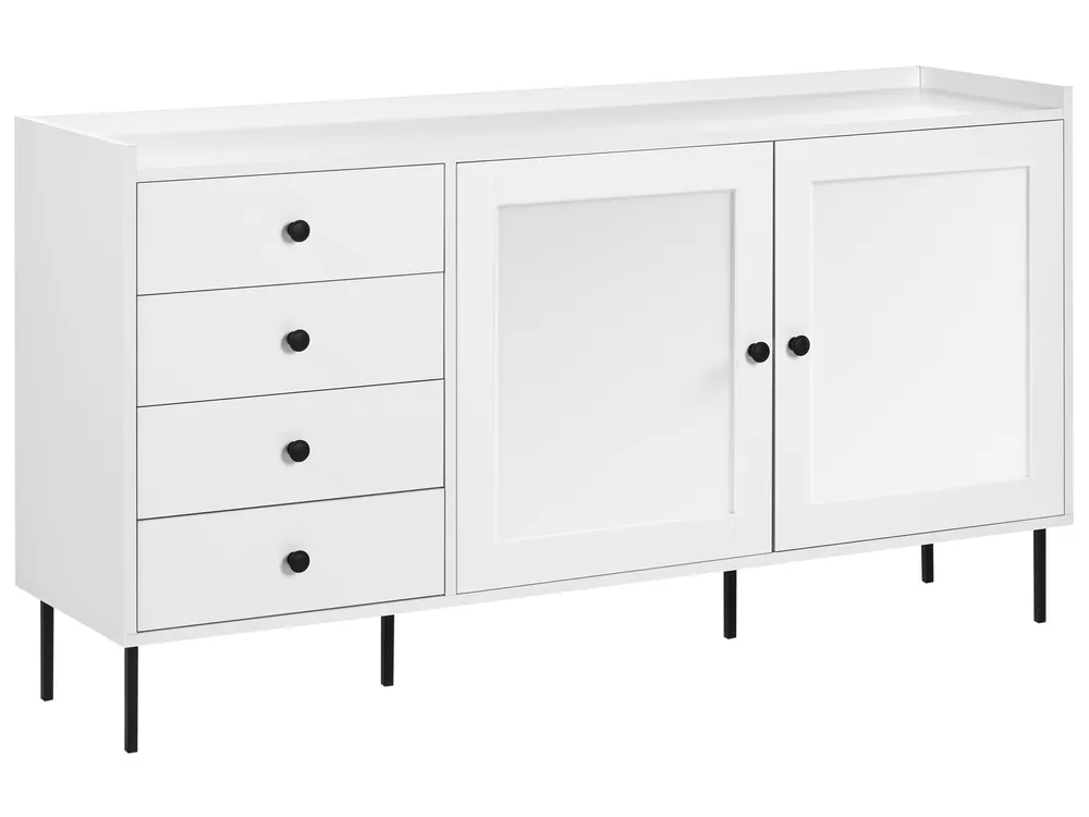 Commode 2 portes ALCOVE Blanc | Beliani.ch