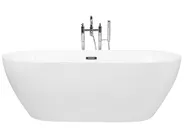 Fristående badkar CARRERA 1800 x 800 mm Vit | Beliani.se