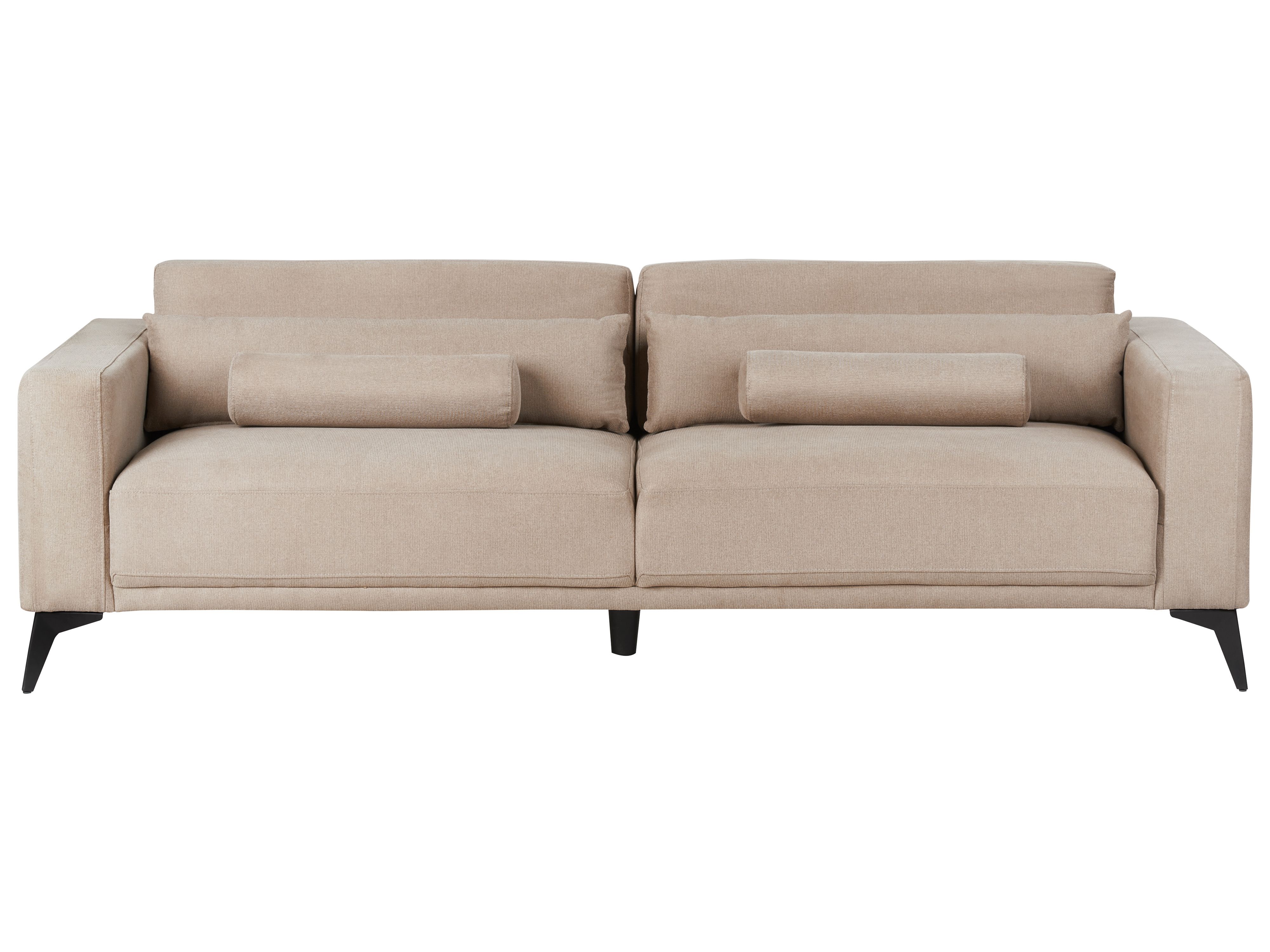 Sofa 3-Sitzer ANGE Stoff Taupe | Beliani.de