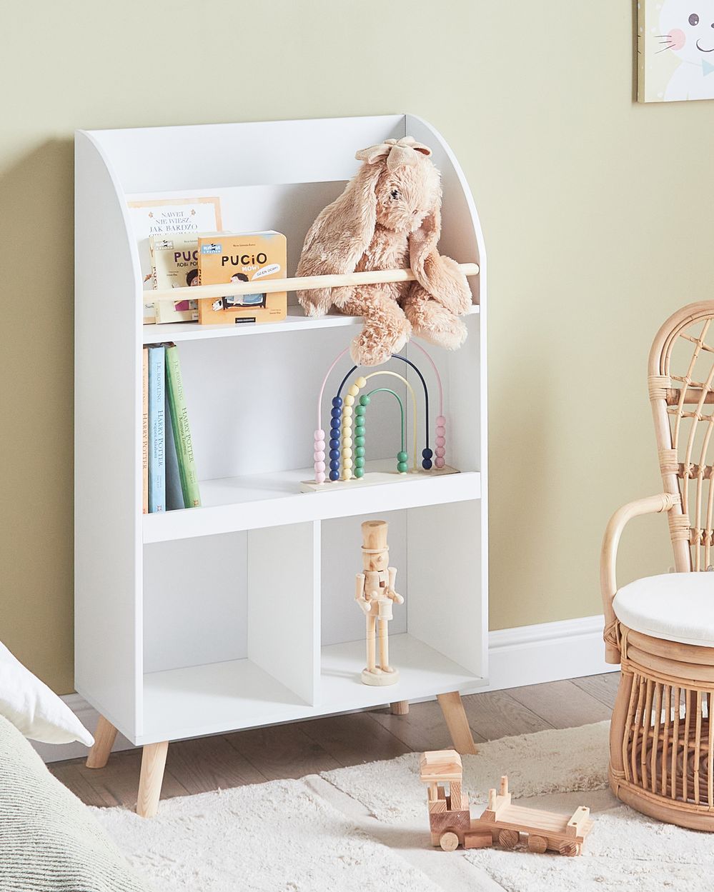 3 Drawer Chest PONCA Light Brown | Beliani.de