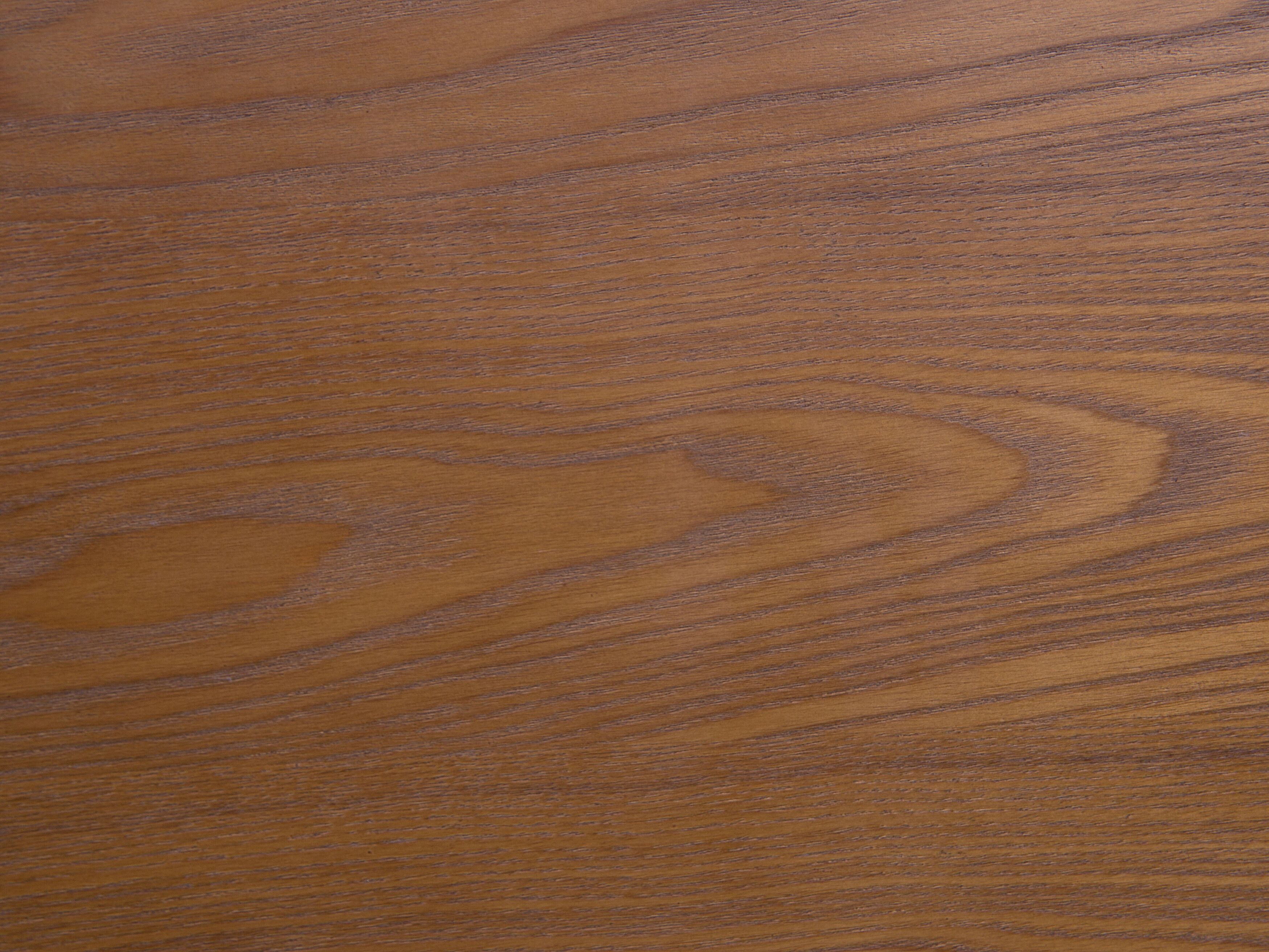 Bett mit Lattenrost POISSY 160 x 200 cm Dunkle Esche | Beliani.de