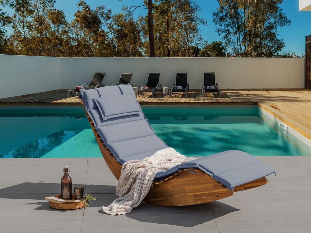 Gartensofa Set 5-Sitzer ESPERIA Metall Grau | Beliani.ch