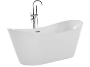 Fristående badkar ANTIGUA 1800 x 780 mm Vit | Beliani.se