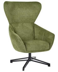 Draaifauteuil DALEN Stof Groen | Beliani.nl