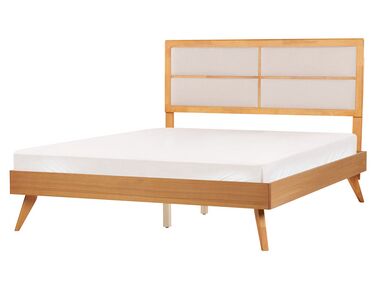 Seng POISSY 160 x 200 cm Naturlig ask | Beliani.dk