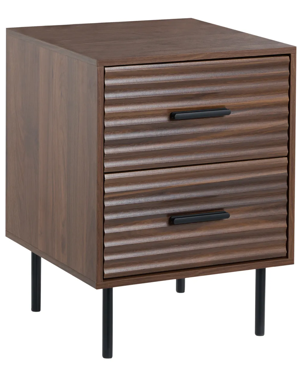 Comodino 2 cassetti WALGETT Marrone scuro | Beliani.ch