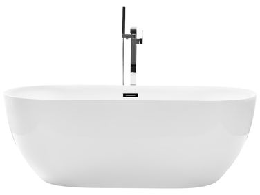 Freestanding Bathtub CARRERA 1700 x 800 mm White | Beliani.ch