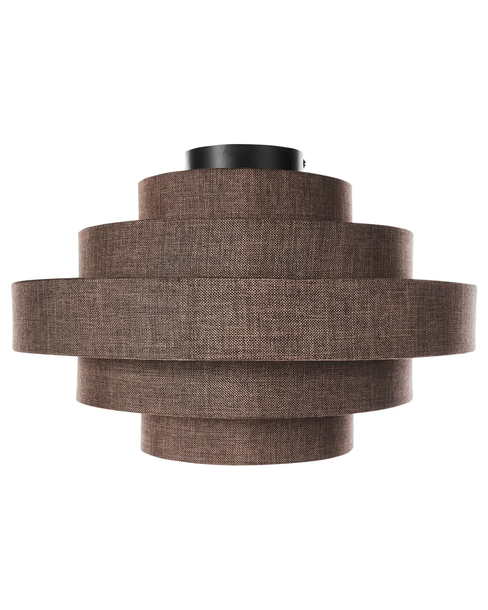 Ceiling Lamp EREBATO Linen Brown | Beliani.de