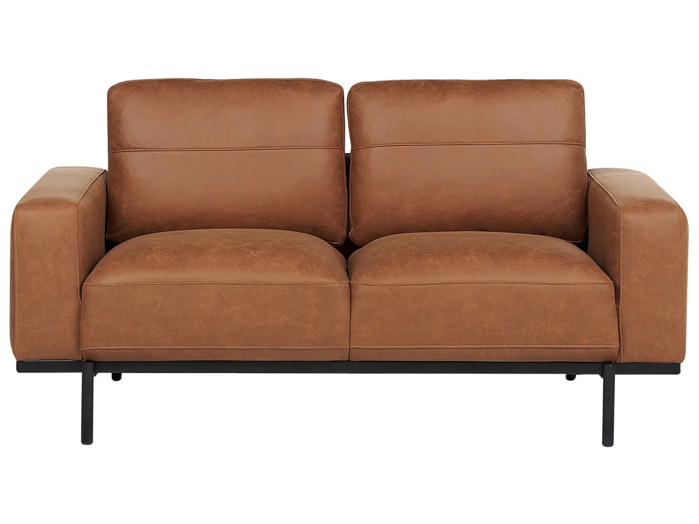 Sofa Kunstleder Braun