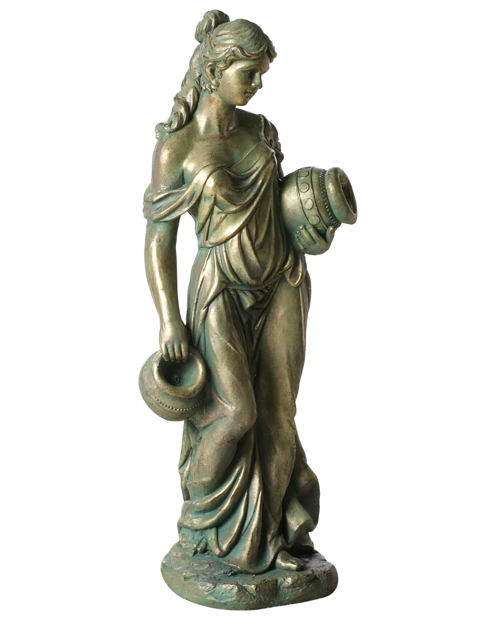 Havestatue TRYPOLIS Kvinde Grøn | Beliani.dk